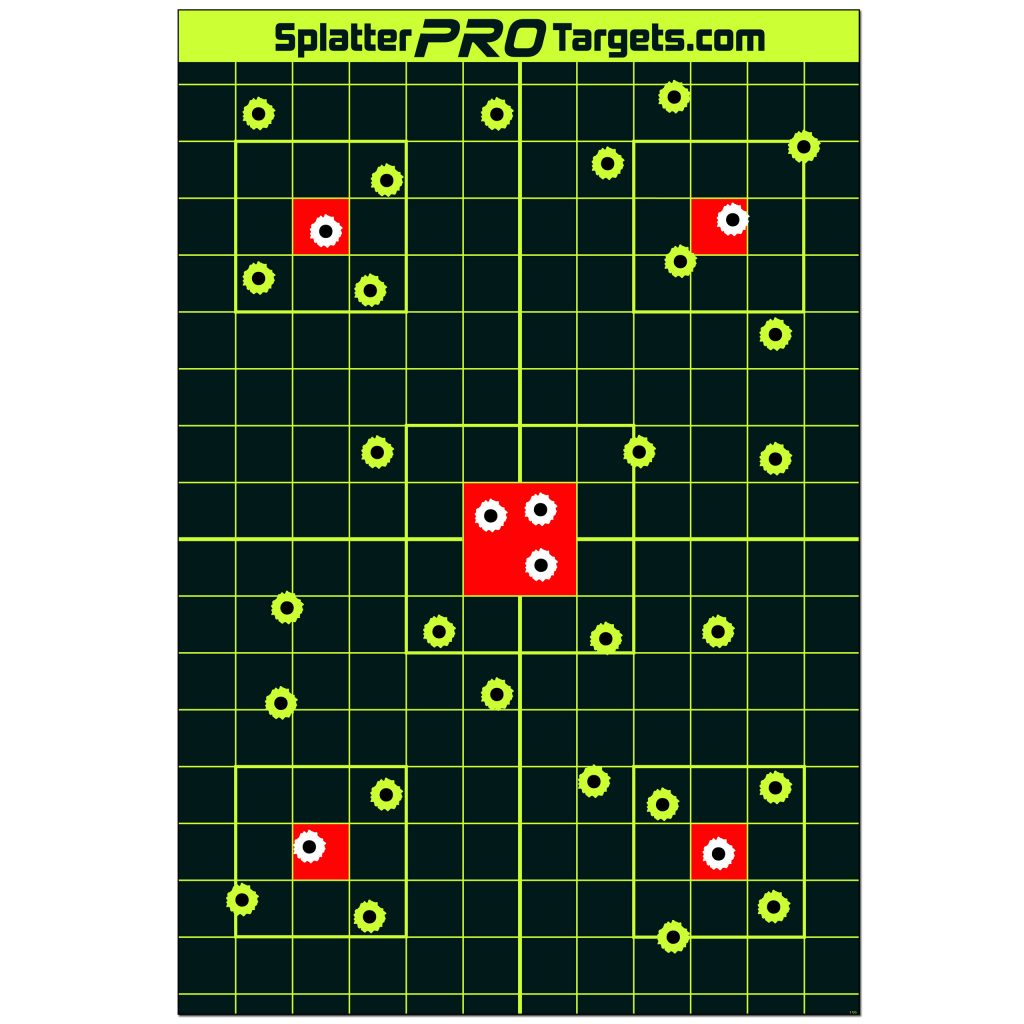Fluorescent Shooting Splatter Targets - Splatter PRO Targets