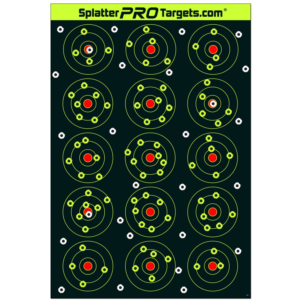 Fluorescent Shooting Splatter Targets - Splatter PRO Targets