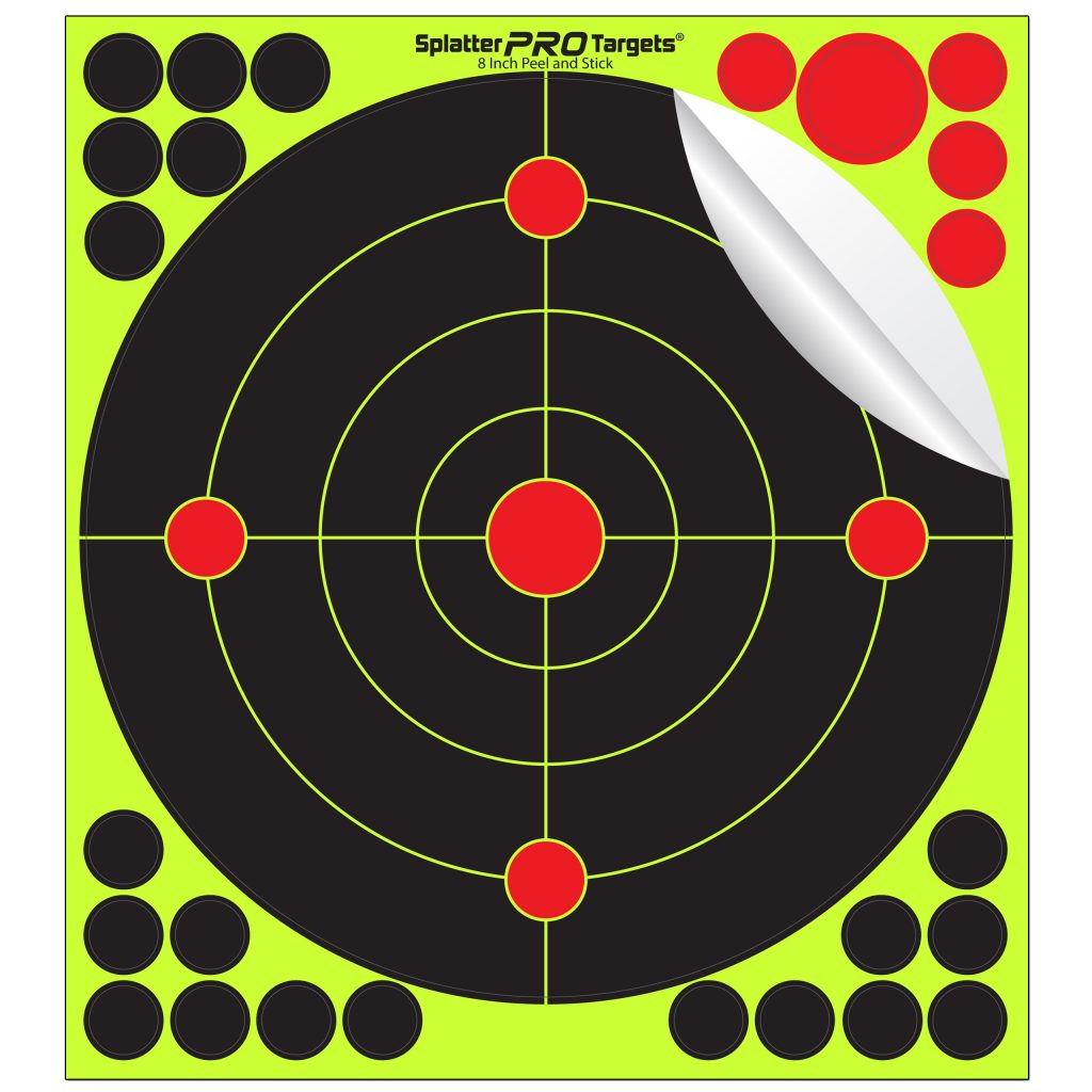8 Inch Peel & Stick Target - Splatter PRO Targets