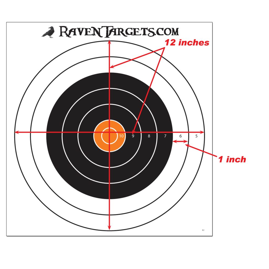 12×12 Raven Premium Paper Targets - Splatter PRO Targets