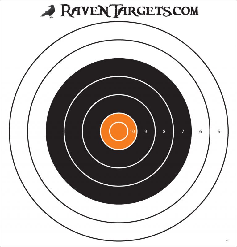 12×12 Raven Premium Paper Targets - Splatter PRO Targets