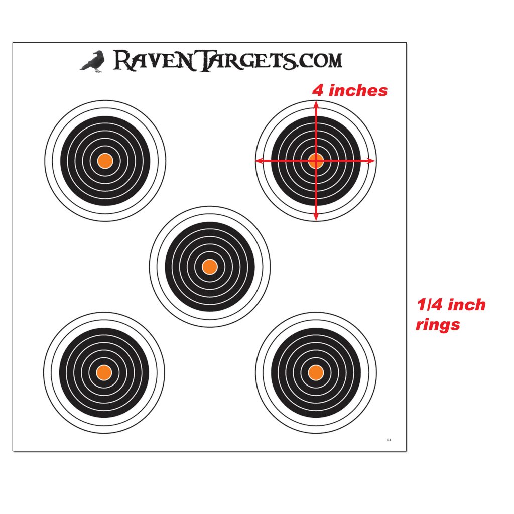 12×12 Raven Premium Paper Targets - Splatter PRO Targets