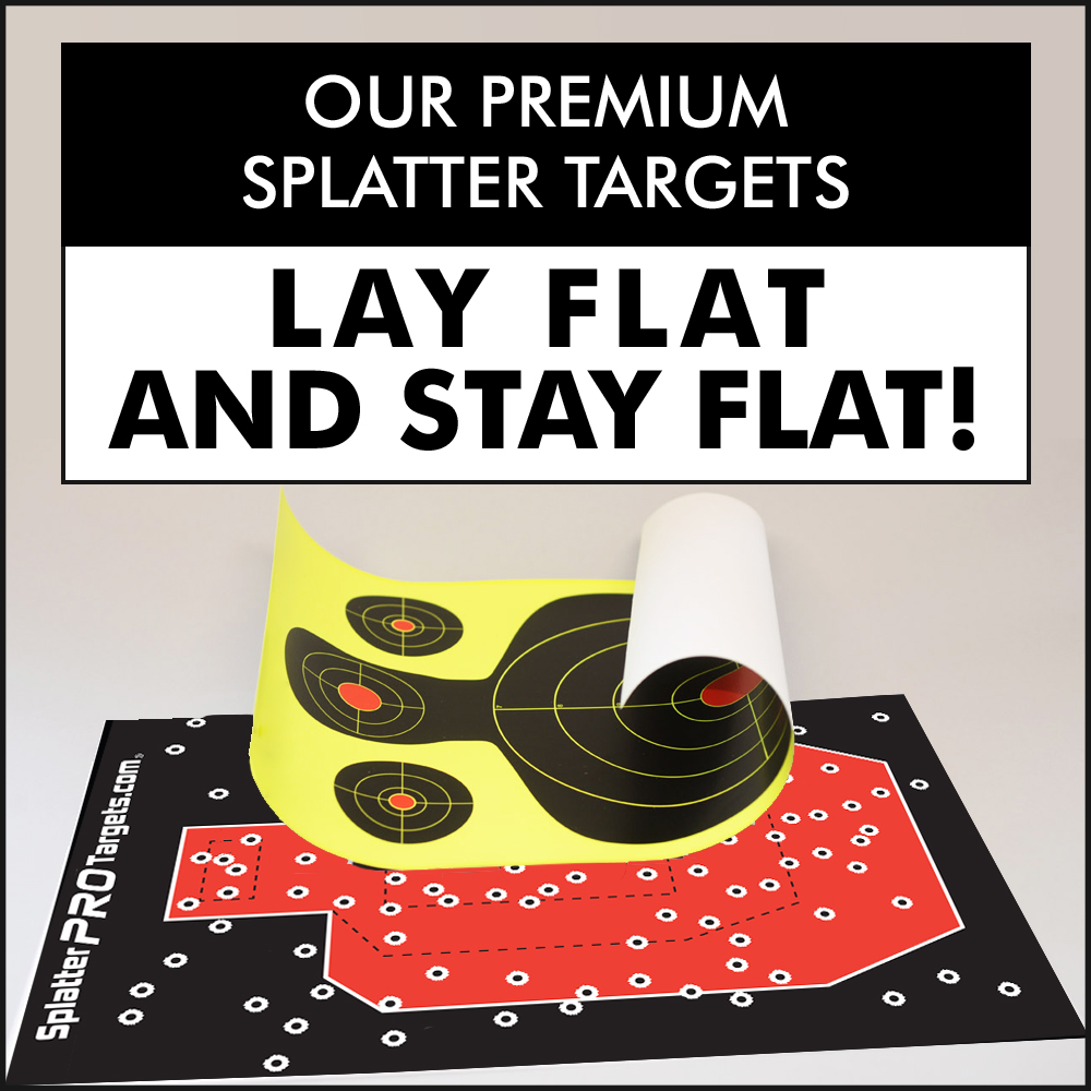 12 x 18 IPSC Style Splatter Target - Splatter PRO Targets